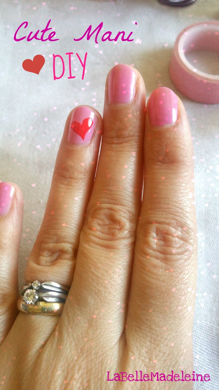 LaBelleMadeleine: ~Cute Mani DIY~