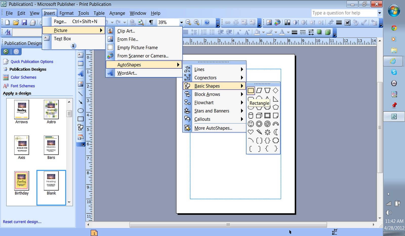 How to Make Free-Printables in Publisher {Papers}