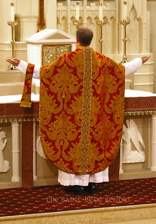 New Liturgical Movement: Three Red Chasubles