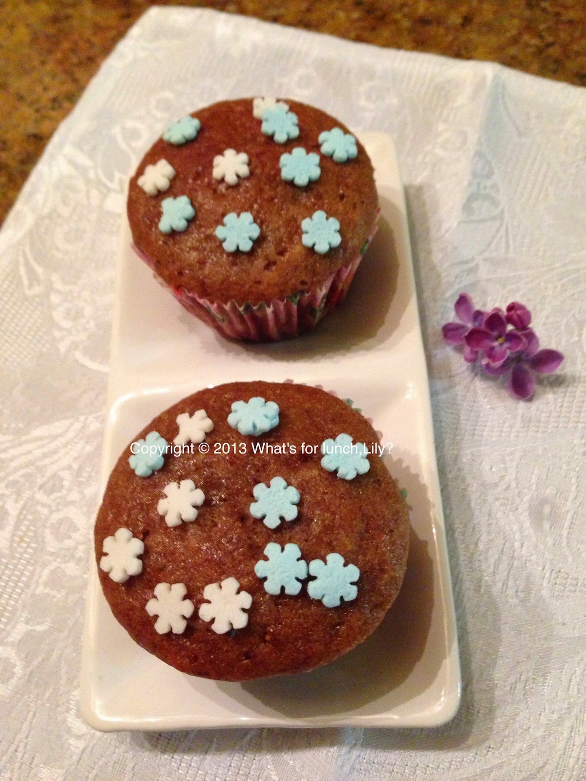 What's for lunch, Lily?: Briose simple cu fructe