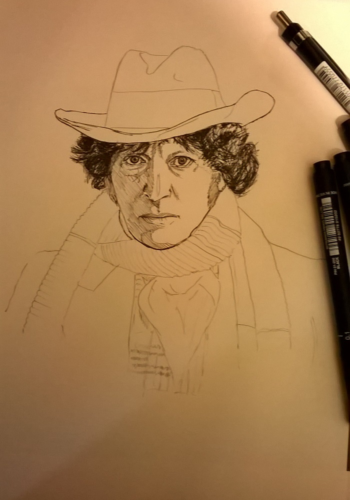 The Art of Mark Farbrother: Tom Baker Doctor Who