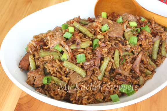 My Kitchen Snippets: Long Bean Rice