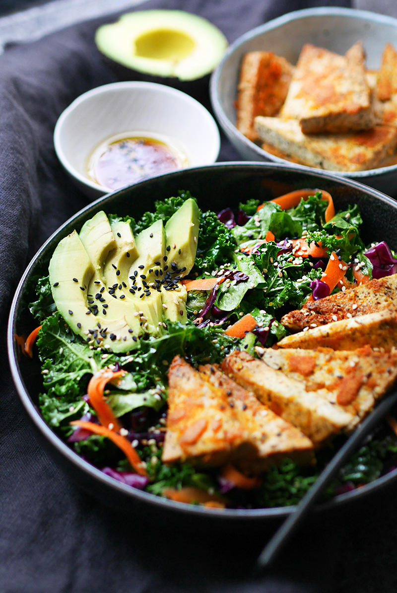 2 X SALAATTI: TOFU-SEESAM-SOIJA & FETA-SITRUS-SOIJA | Syötävän hyvä