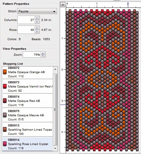 Imaginesque: Beading: Peyote Stitch Pattern 24