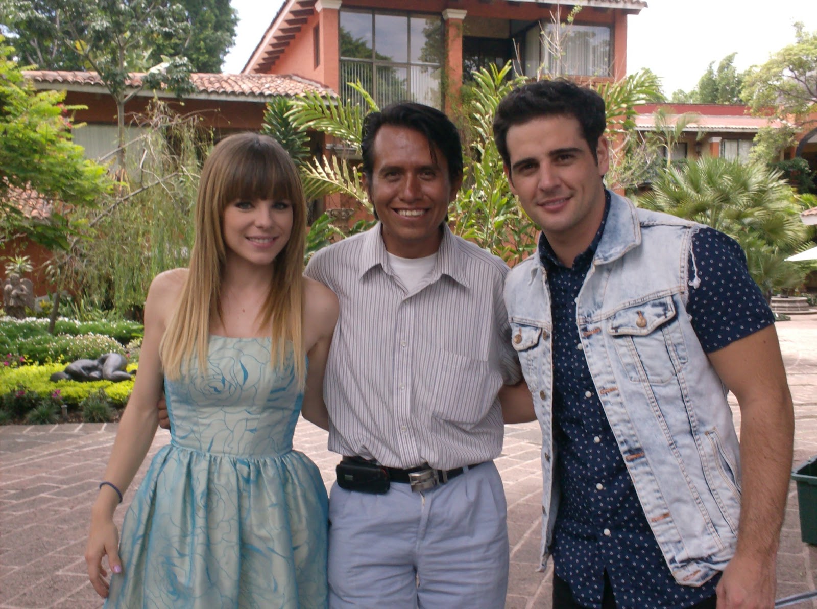 Antonio Morquecho: ANTONIO MORQUECHO CON ACTORES DE LA TELENOVELA ...