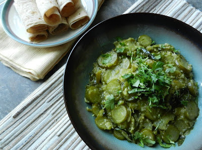 Sizzling Indian Recipes.....: Sattvic sabji with Tender mini snacking ...