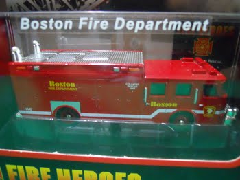 Dexters Diecasts (DexDC): Corgi Fire Heroes ~ E-One Rescue Boston F.D.