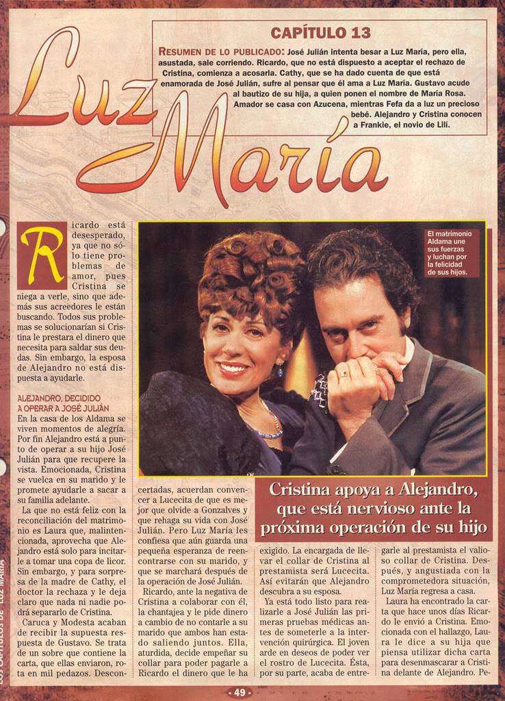 FILMY KOSTIUMOWE: Luz María (TV Serial 1998– )