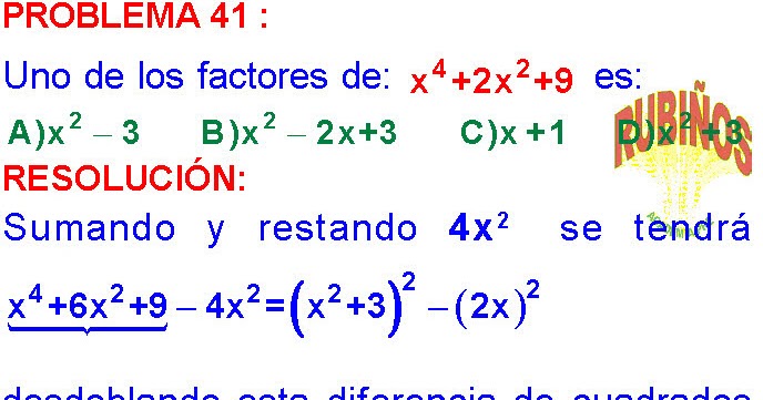 Factorizacion Ejemplos