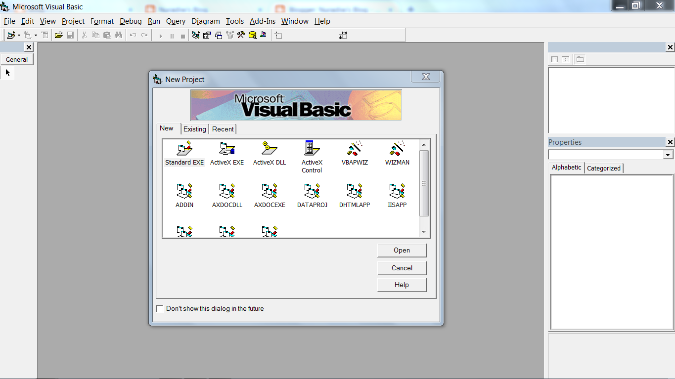 Contoh Program Visual Basic 6.0 menggunakan IF-THEN dan SELECT CASE - Nuradiw's Blog