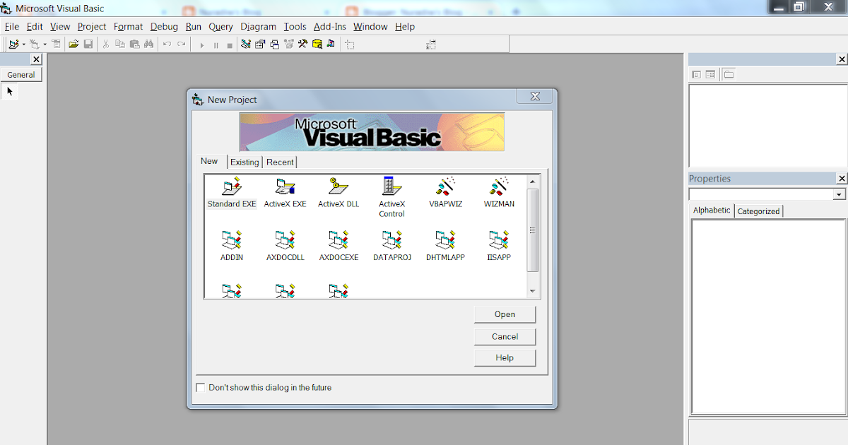 Contoh Program Visual Basic 6.0 menggunakan IF-THEN dan SELECT CASE ...