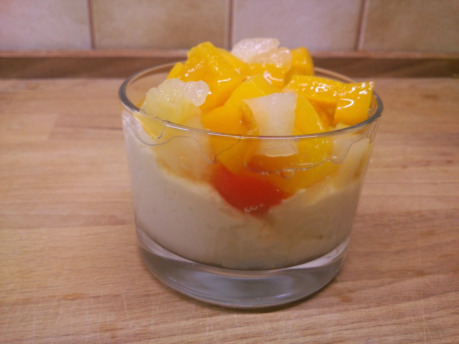 Recettes: Verrine creme coco et salades de fruits
