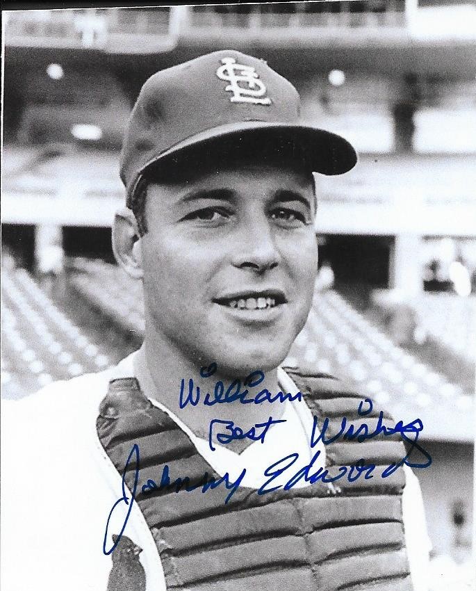 foul bunt: TTM Success - Johnny Edwards