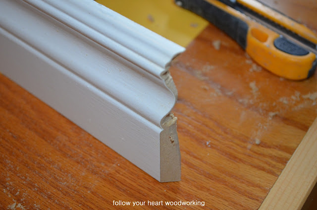 follow your heart woodworking: How to Cope Trim Tutorial