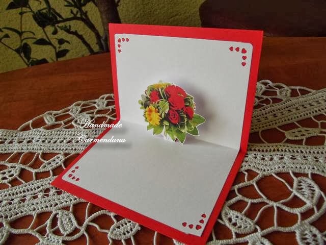 Felicitari handmade (realizate manual): Felicitare 3D