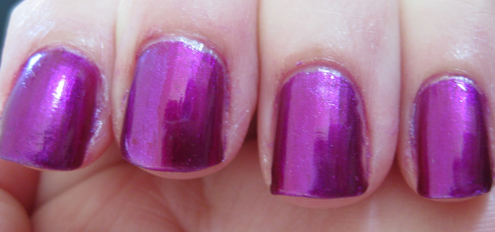 Unprofessional Nails: Metallic Fuchsia