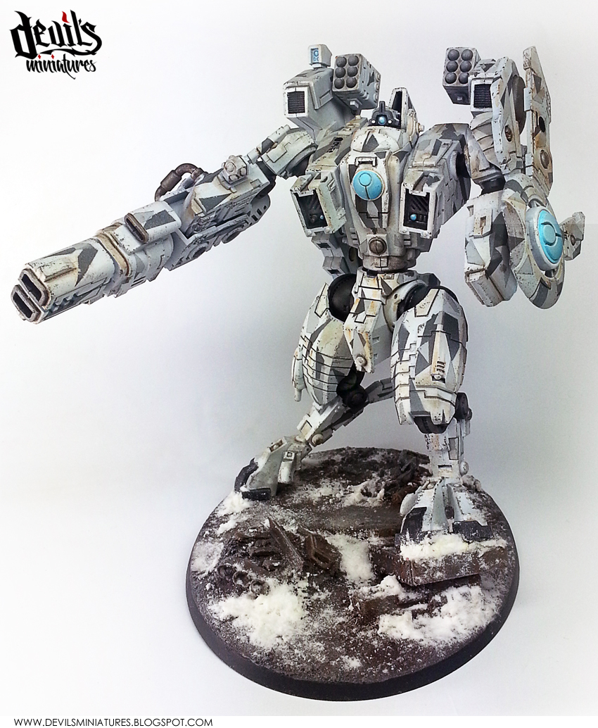 DEVIL'S MINIATURES: TAU RIPTIDE - First Place at the GW Warsaw The Fang