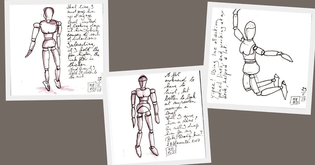 MHBD's Blog: Wooden figurines - drawing