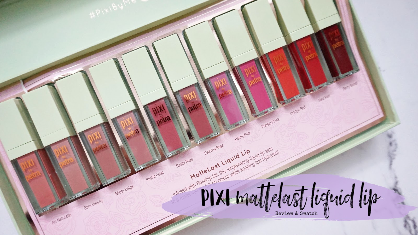 Review & Swatch: PIXI - MatteLast Liquid Lip* - miranda loves