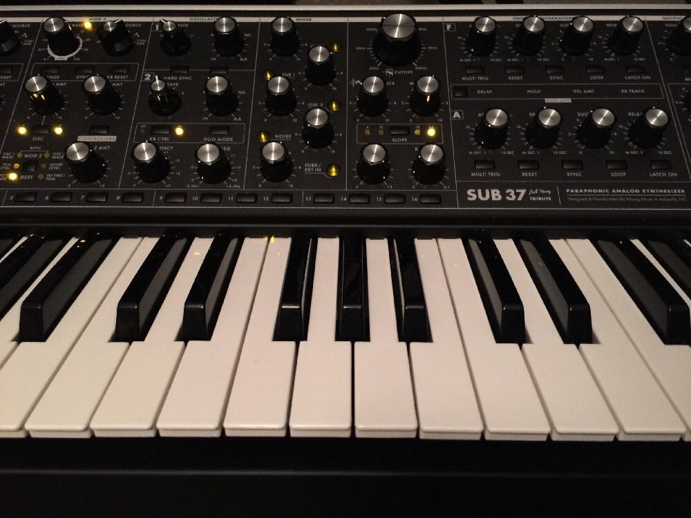 MATRIXSYNTH: Moog Sub 37 Keyboard Synthesizer