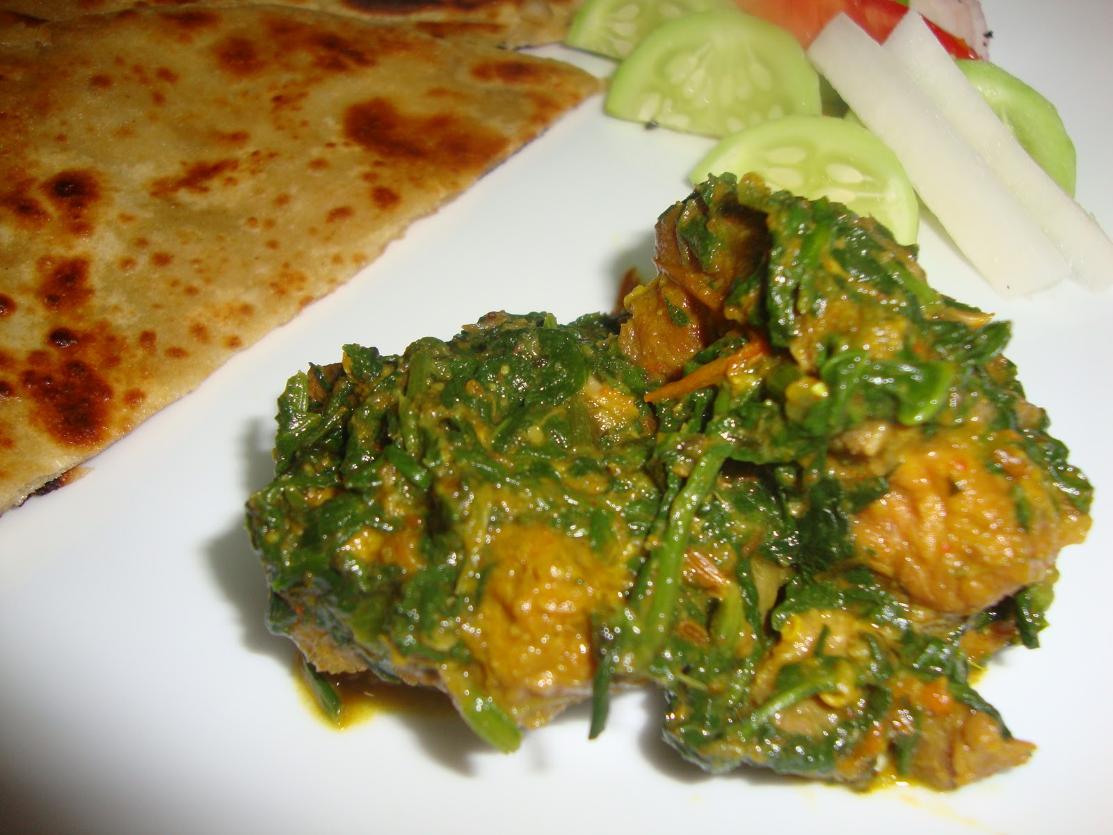 Cooking Delights: Palak gosht ( Lamb with spinach ) )