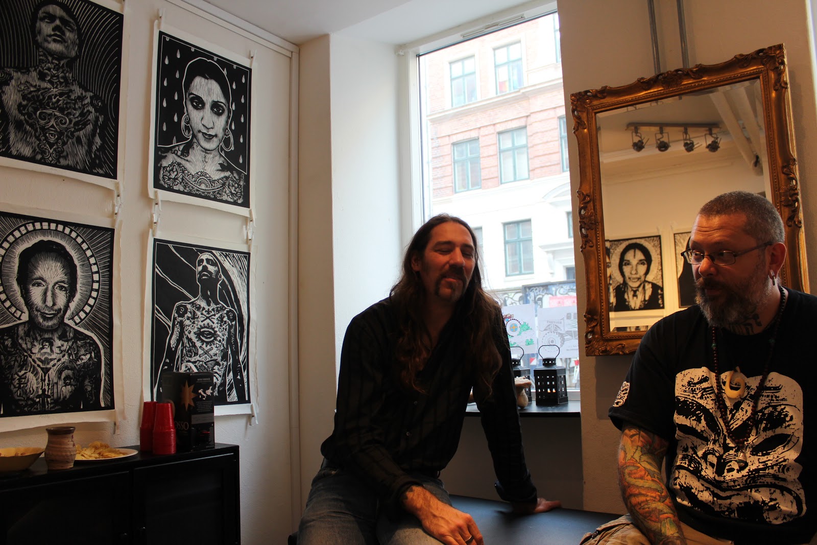 SKiN&BoNE: Alex Binnie: "The Woodcut Portraits"