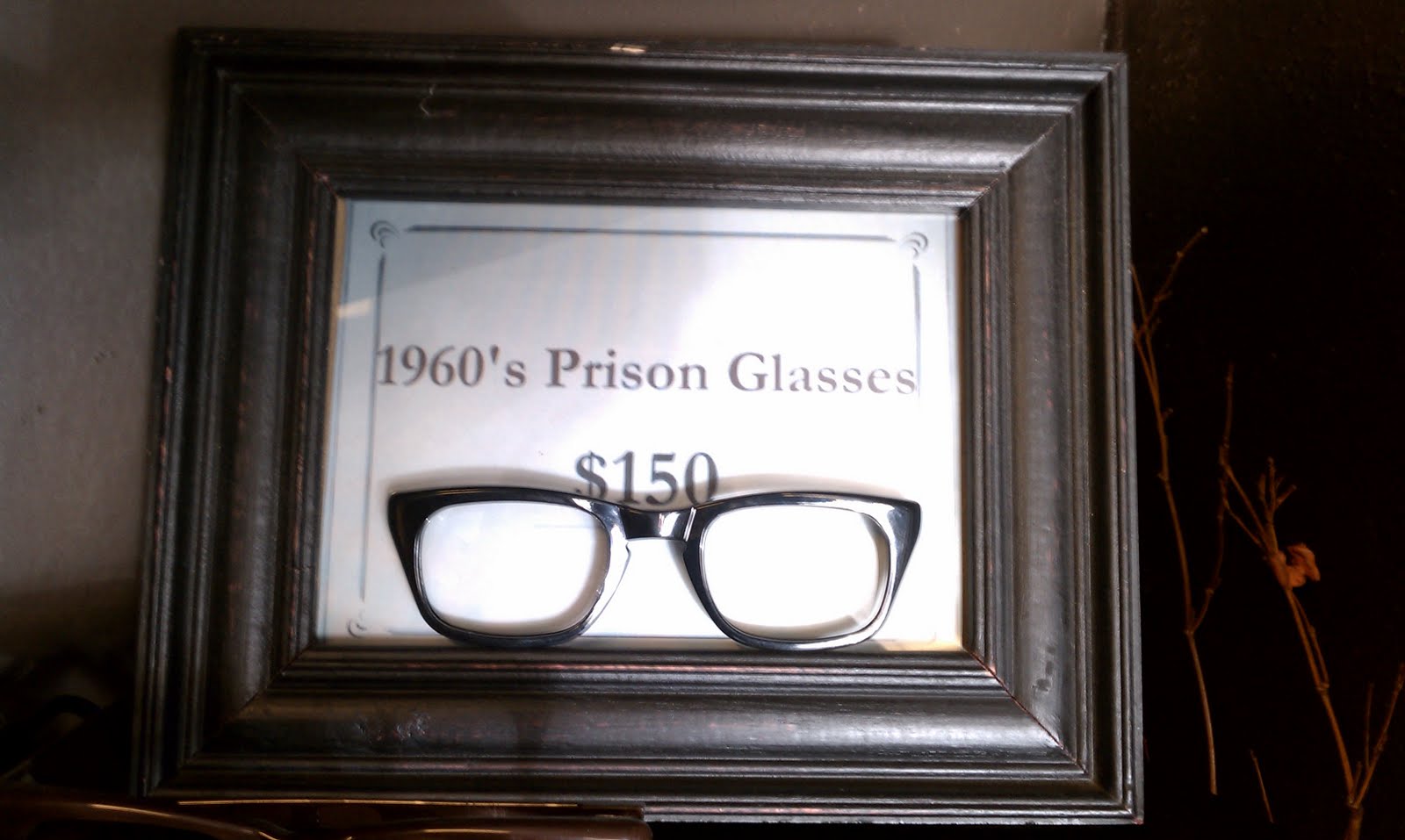 Gentlemens Breakfast 1960s Prison Glasses