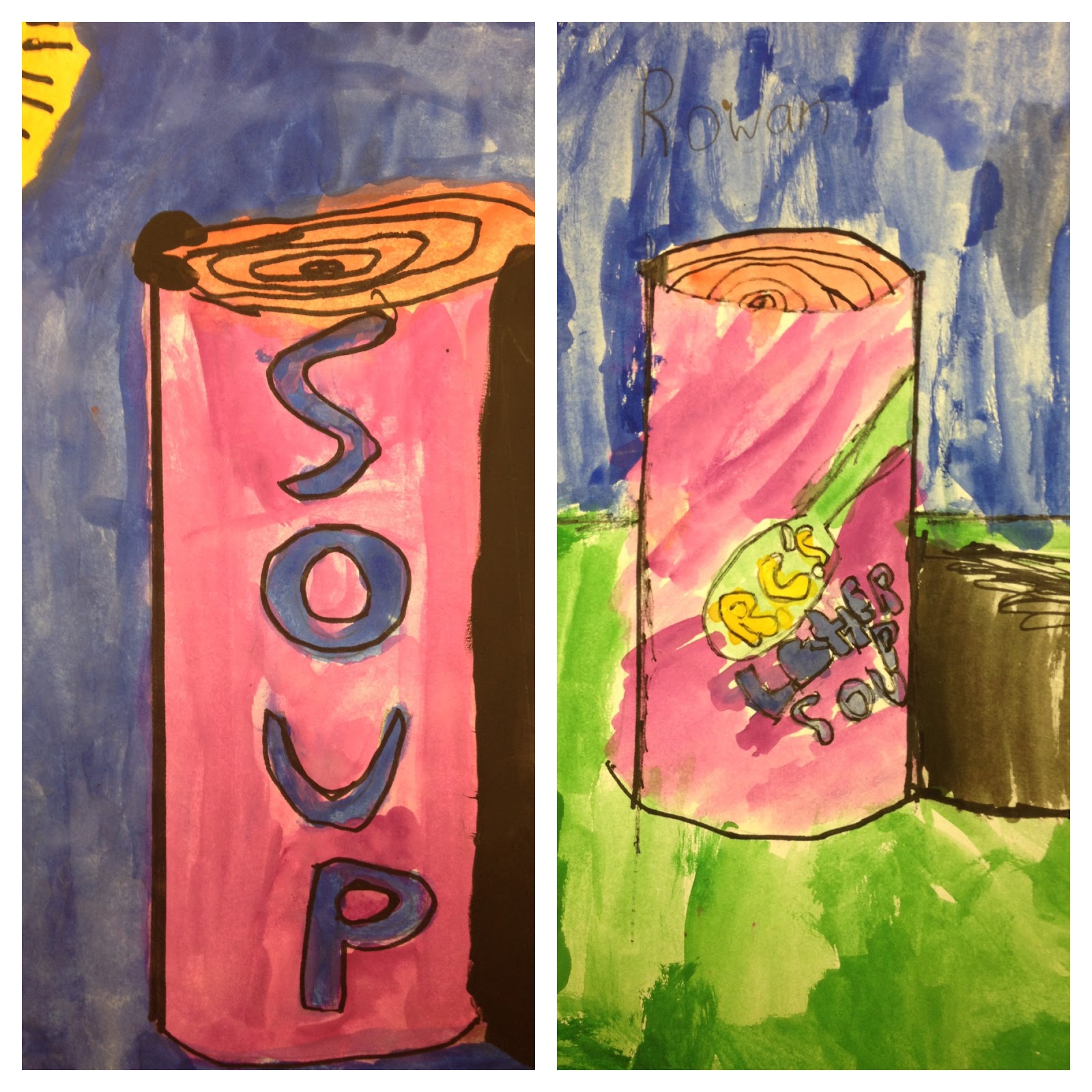 creat[ed]: Our Andy Warhol Soup Can Projects | Food Drive