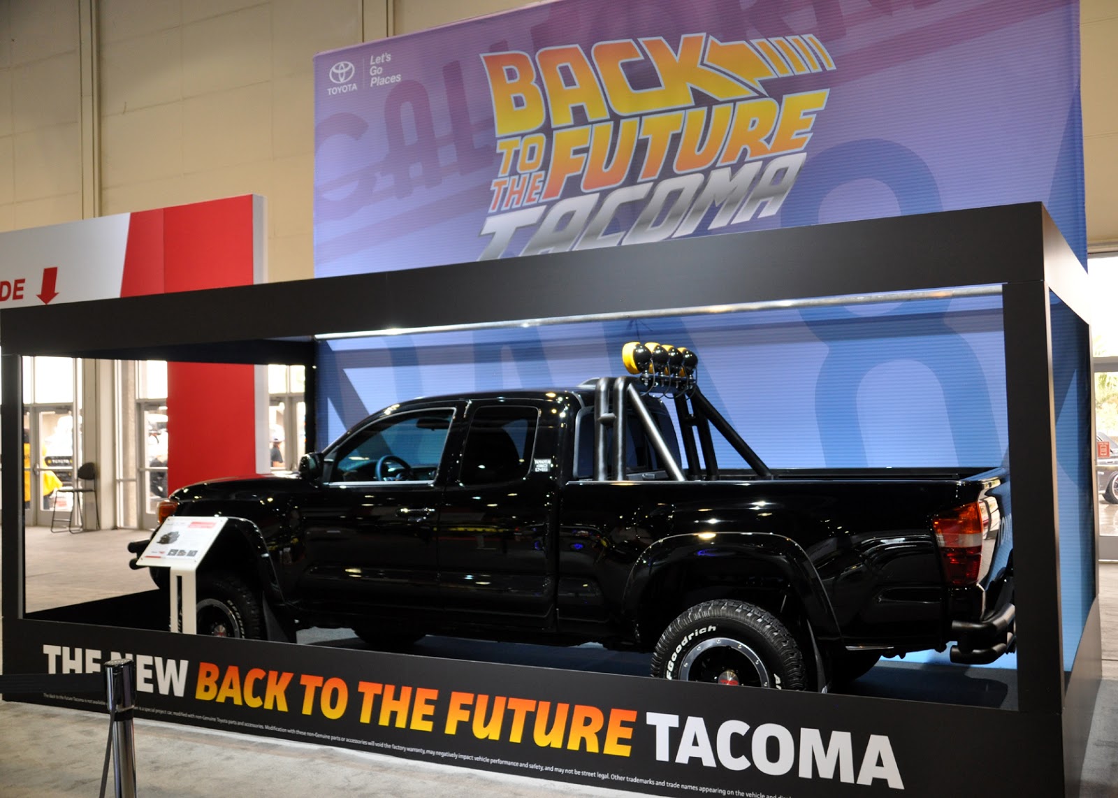 Just A Car Guy: Toyota brought the Back To The Future Tacoma to SEMA