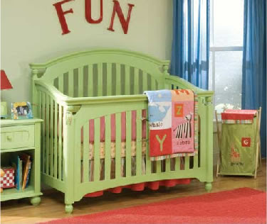 I Heart Pears: Choosing a Colorful Crib