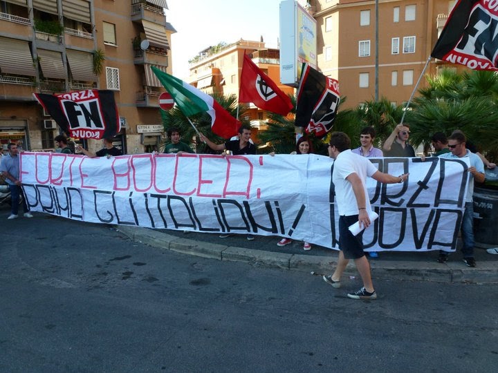 Manifestazione di Forza nuova per Forte Boccea - FascinAzione.info
