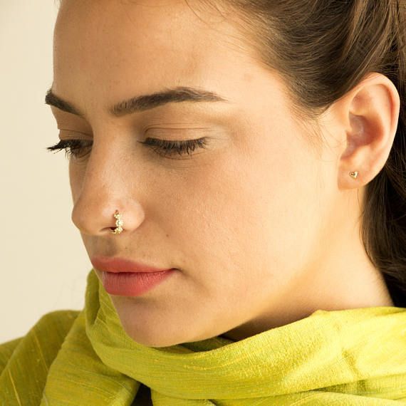 40 Nose Ring Ideas for Adds Pretty your Appearance - AzzFeed