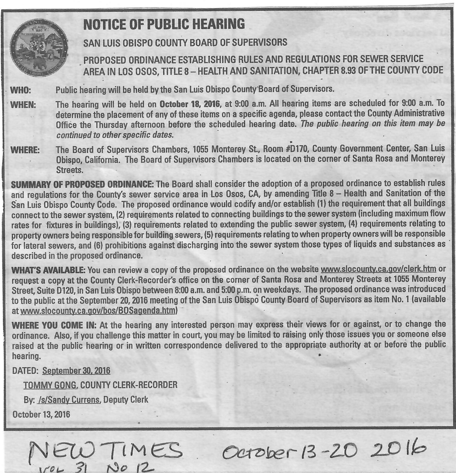 Los Osos Sewer Saga BOS Tuesday Sewer Rules And Regs los-osos-sewer-saga-bos-tuesday-sewer-rules-and-regs
