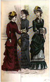19th Century Historical Tidbits: 1882 Women's Fashions