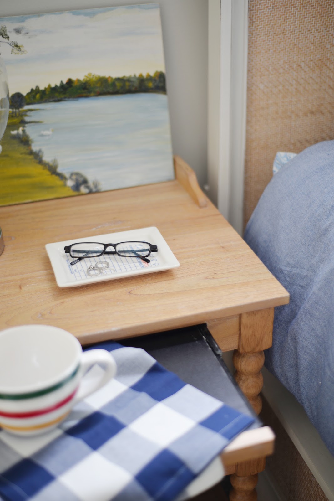 The Cottage Diaries: Modern Preppy Country Bedroom - Rambling Renovators