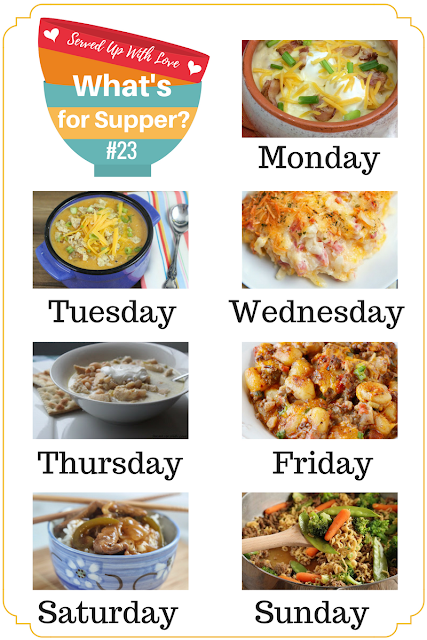 Beef Ramen Skillet at What's for Supper Sunday #23 | Served Up With Love