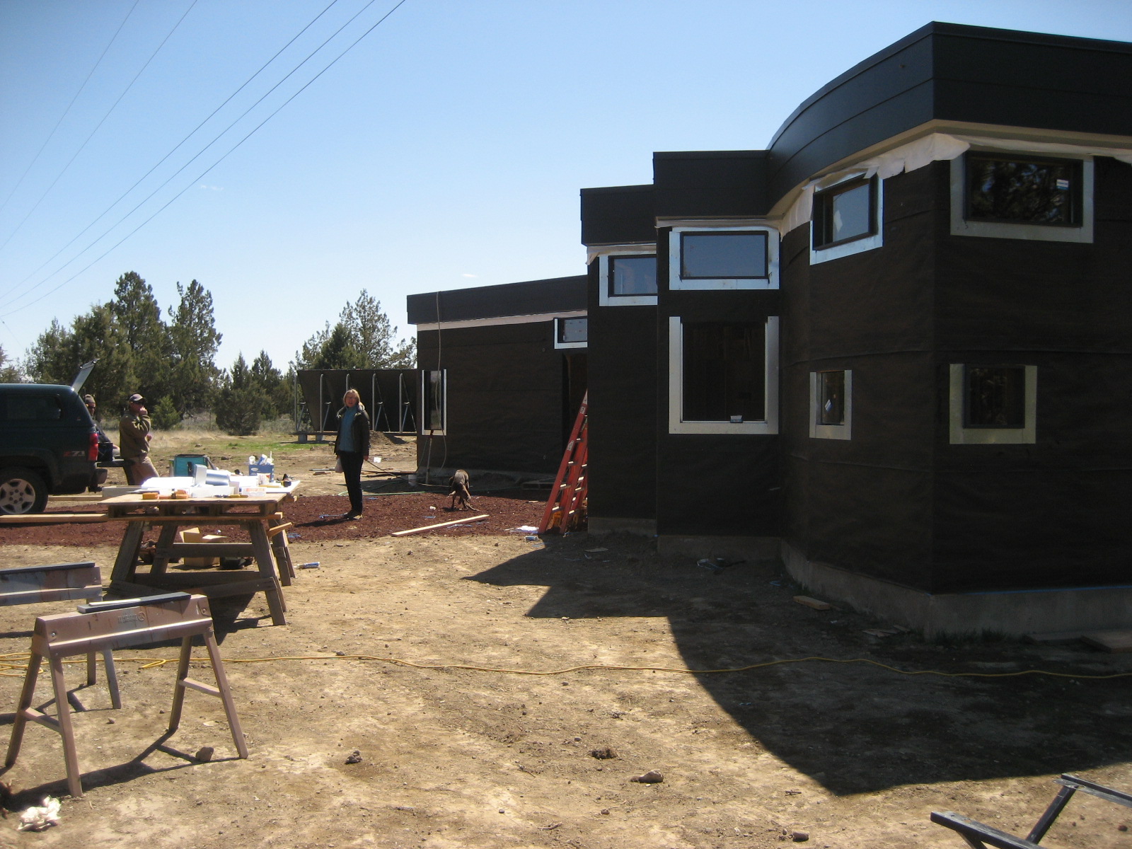 Roundup Ranch: April 11- 19: Site-built Windows Installed