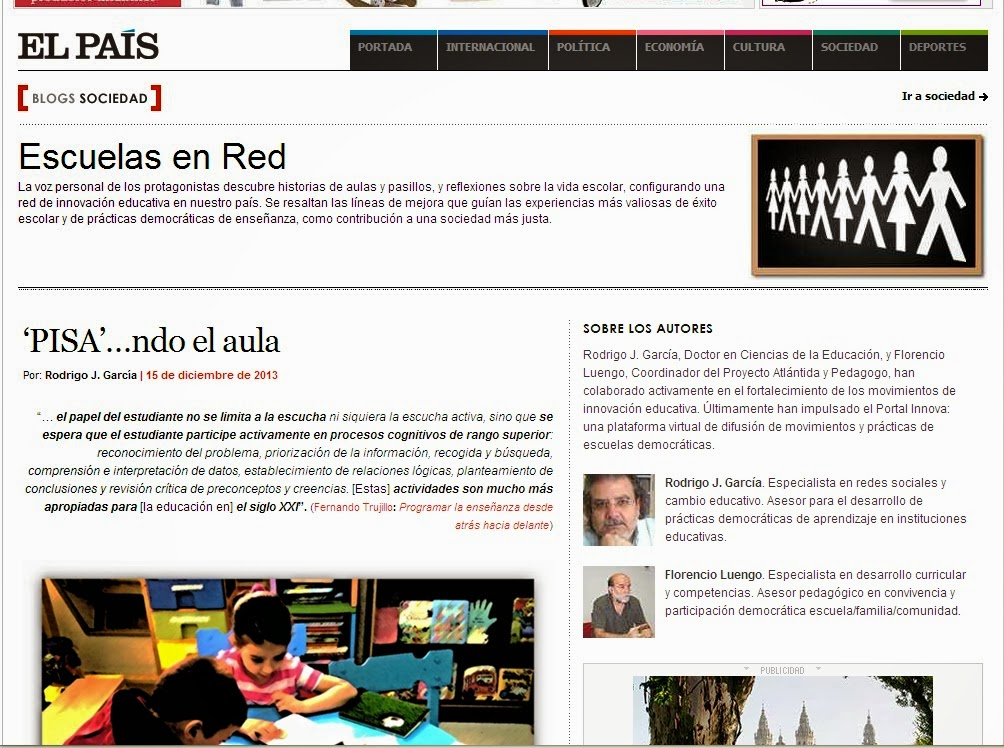 JUNTOS/AS ES MEJOR: SALIMOS EN EL PERIÓDICO EL PAIS DIGITAL
