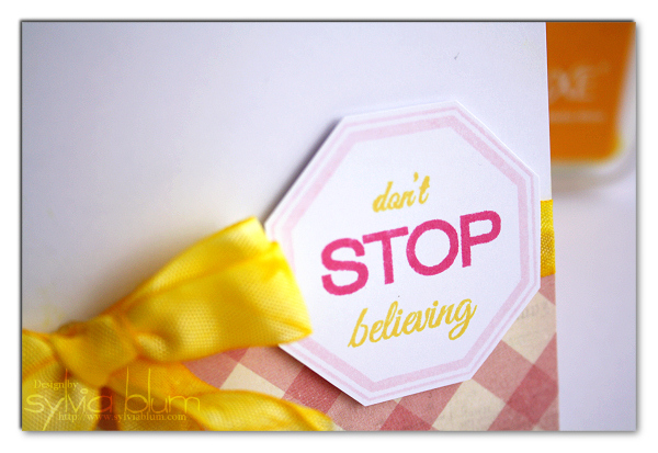 Sylvias Stamping Place}...: Don't Stop Believing