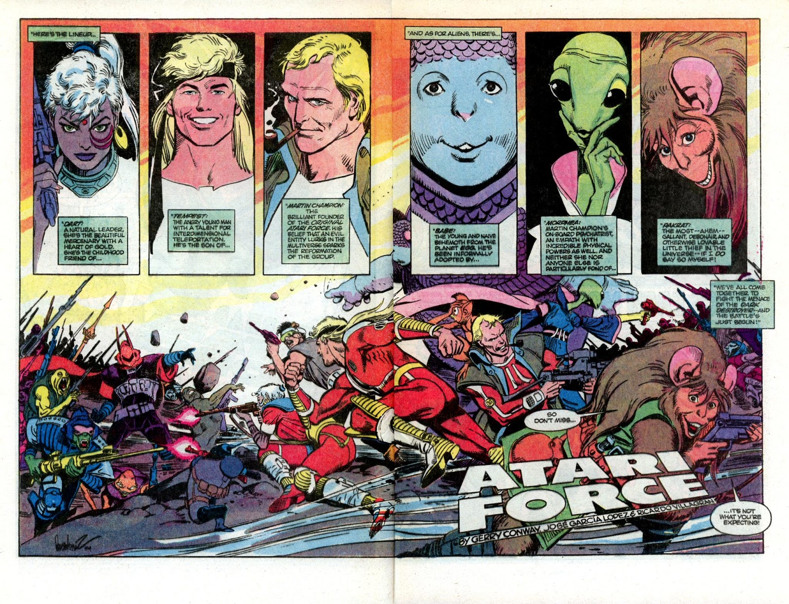 DC Comics of the 1980s: 1984 - Atari Force - DC Sampler #2
