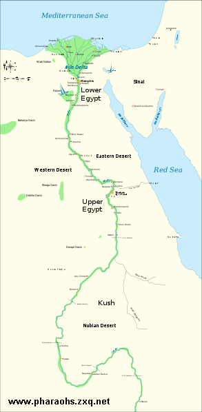 Pharaohs: Hieroglyphics and Maps for Ancient Egyptians