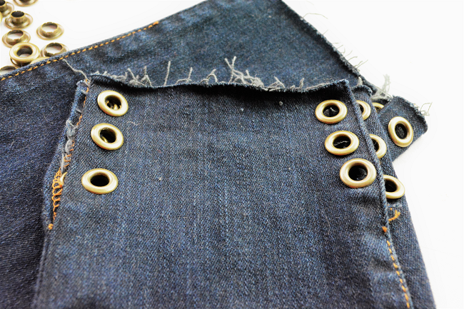 WobiSobi: Grommet/Eyelet Hem: Jean DIY