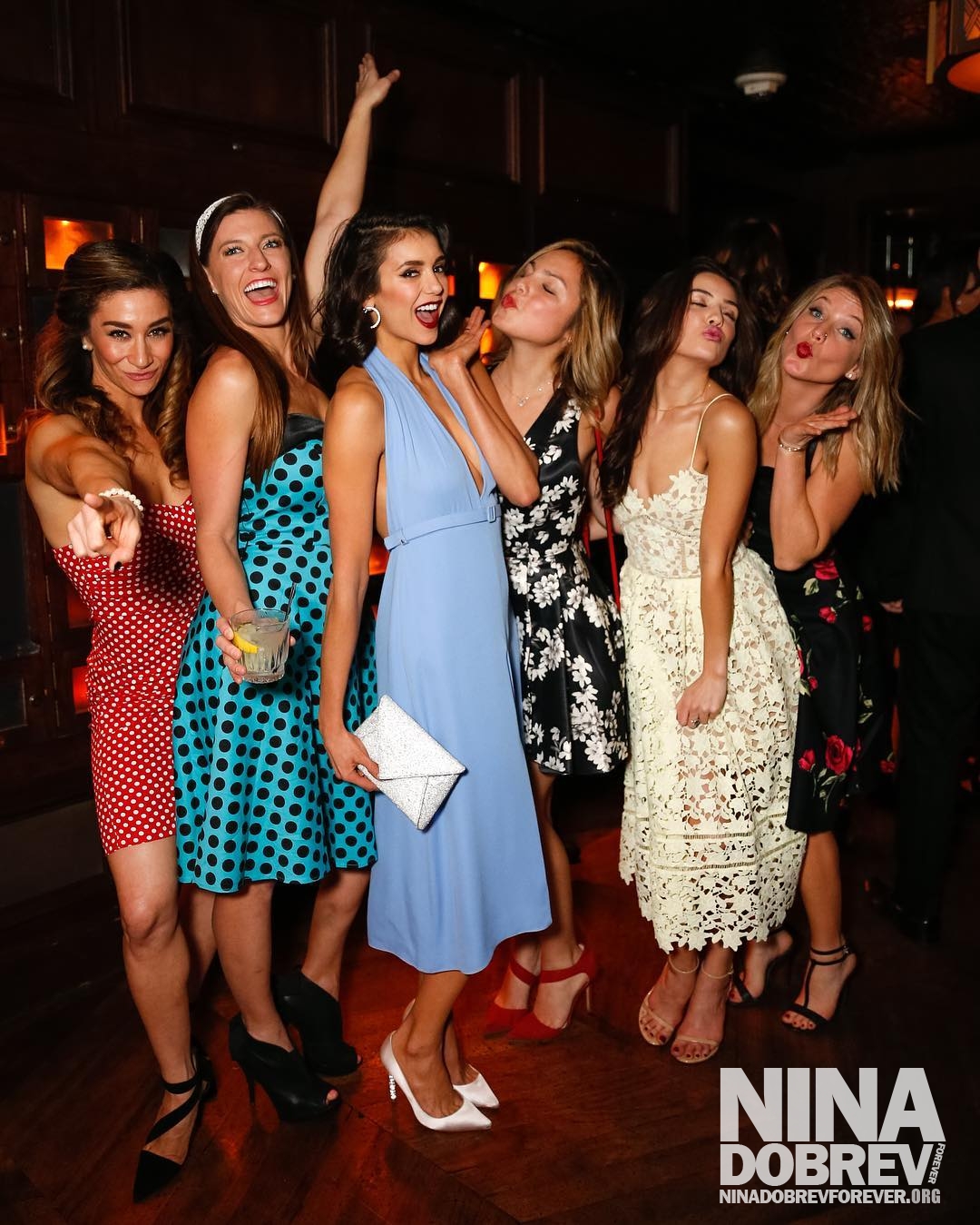 Nina Dobrev and Omar Mangalji || Birthday soiree at The Spare Room in ...