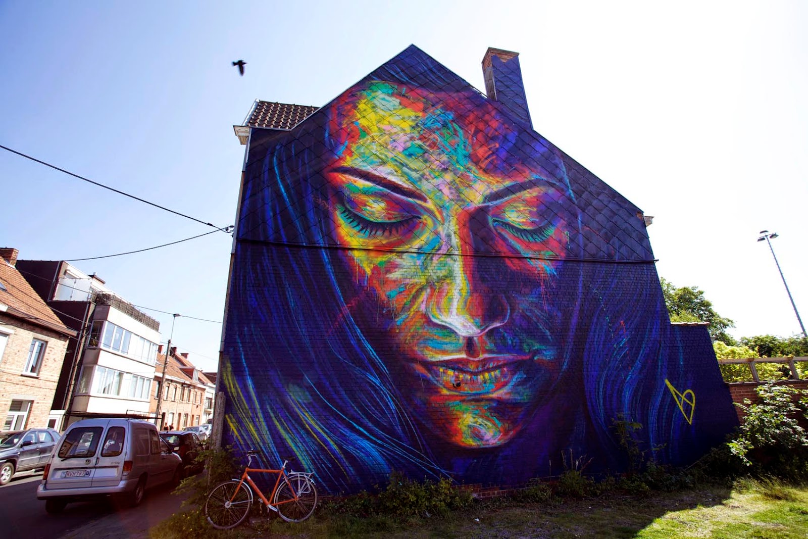 David Walker New Mural For Day One Festival – Roeselare, Belgium ...