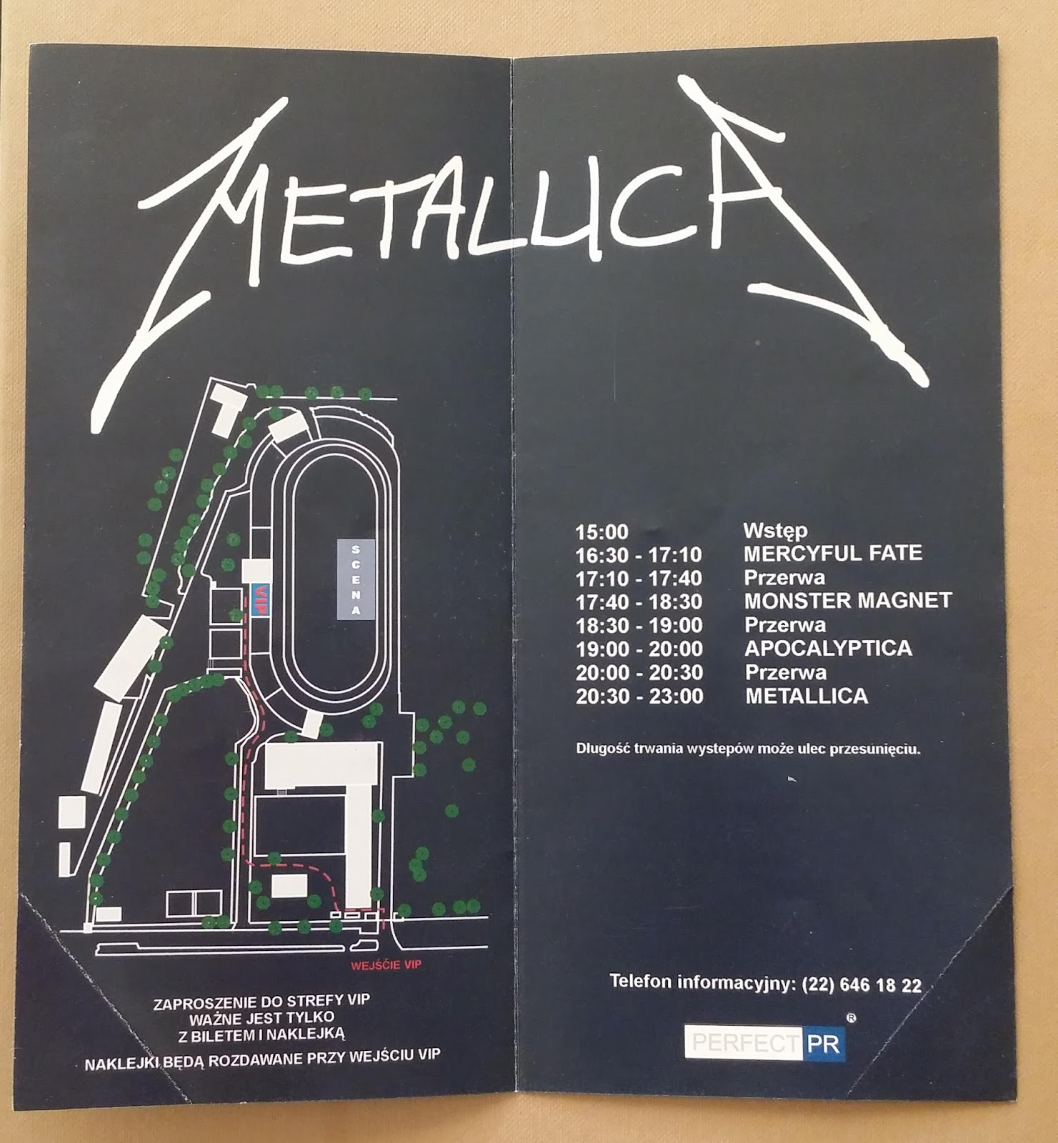 Metallica Tickets Collection