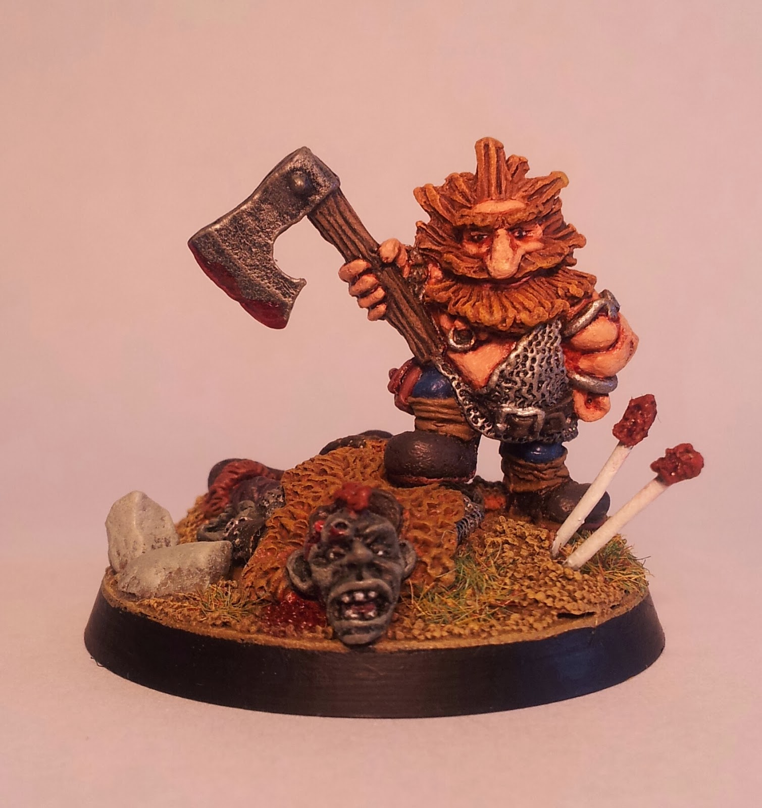 THE WORK OF SHAITAN: Dwarf Dragon Slayer now Half-Orc Slayer