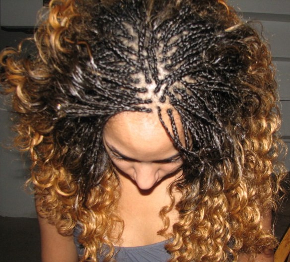 beautiful braids: freestyle with curly hair