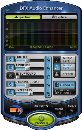 DFX Audio Enhancer v10.139 + Skins, Analizador de Audio | Todo lo encuentra