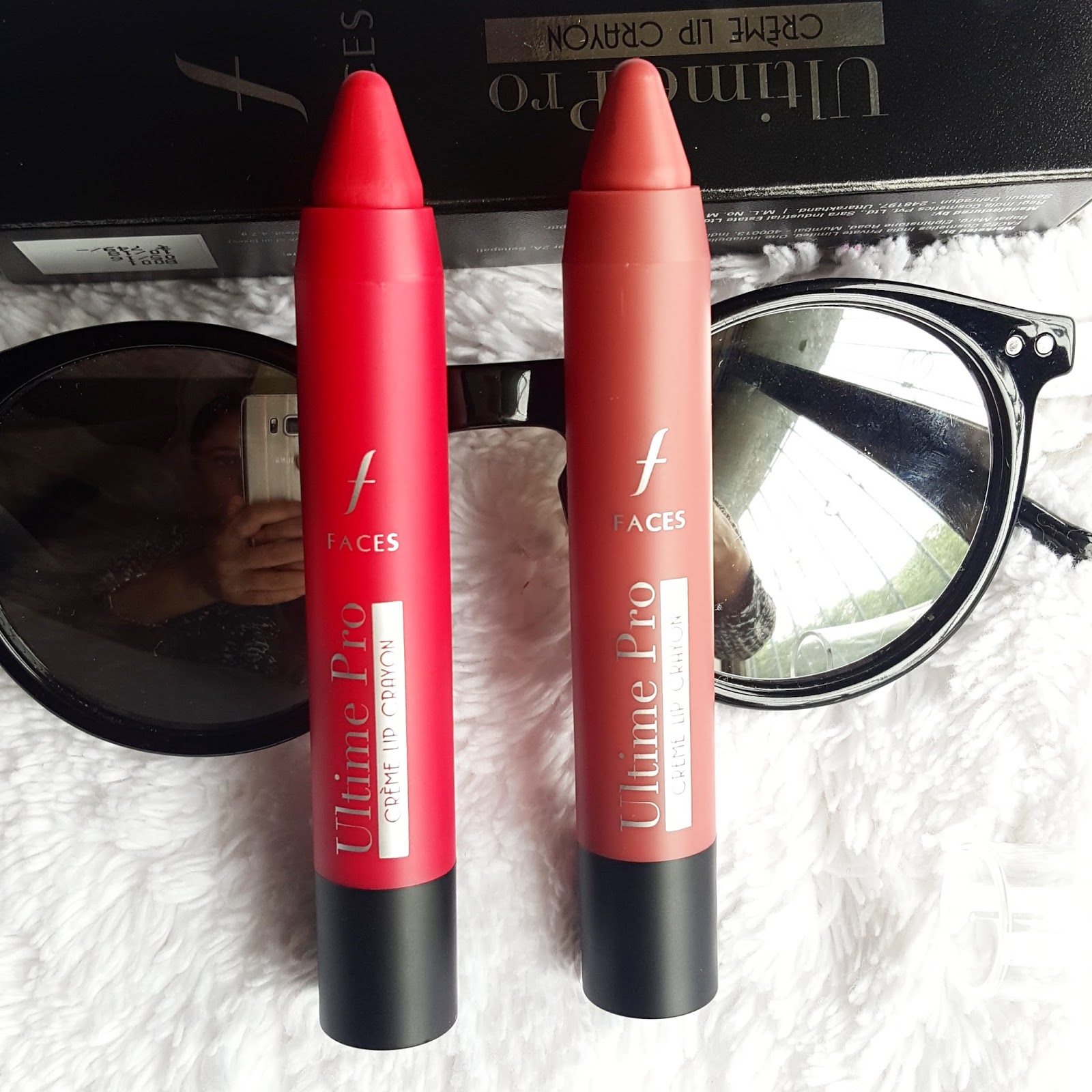 RIDZI MAKEUP: FACES ULTIME PRO CRÈME LIP CRAYONS SWATCHES REVIEW
