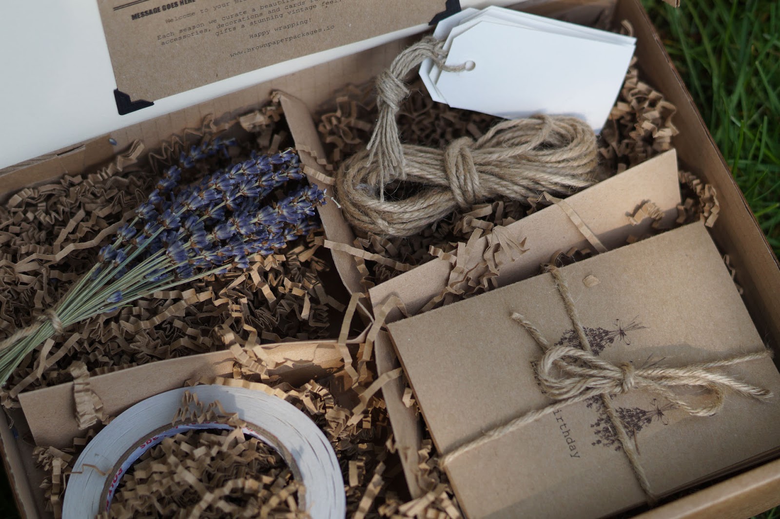 Brown Paper Packages Rustic Wrapping Box Review + Giveaway - Sophie in ...